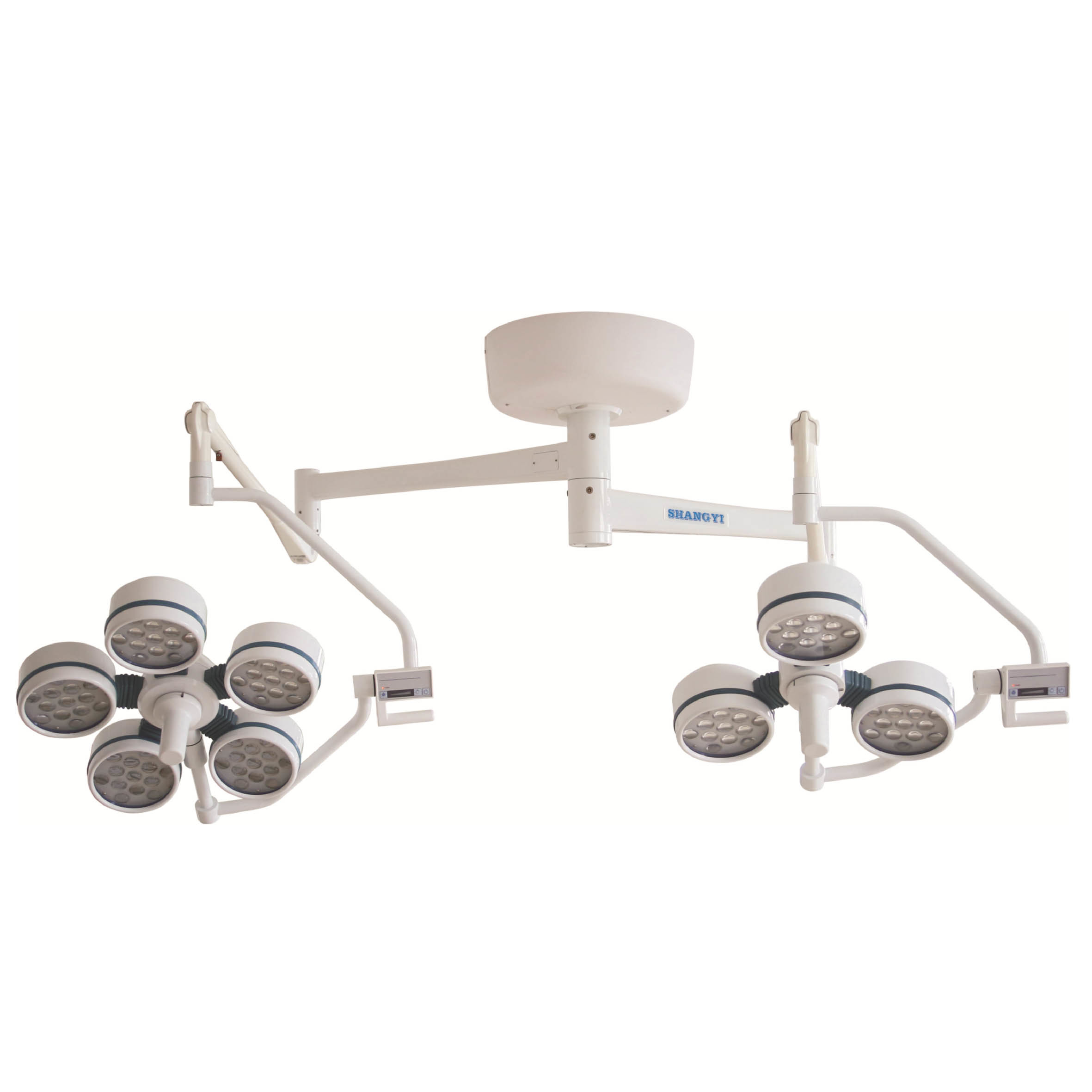 Double Heads Shadowless Operation Lamp Ceiling Mounted For Hospital ...