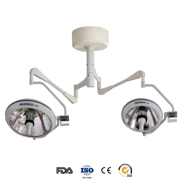 Medical Exam Lamps Ceiling Mount Operating Light With 2 Halogen Bulbs ...