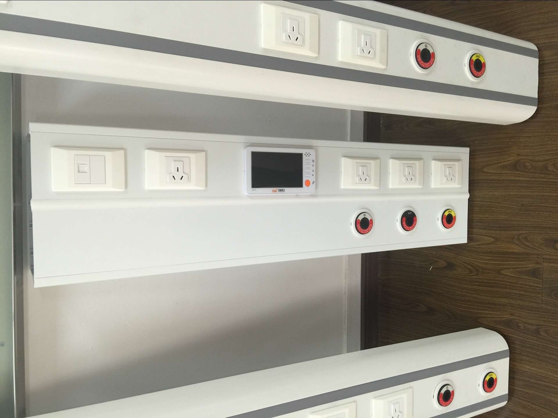 YD-F 1500mm Single Flat Alluminum Alloy Hospital Bed Head Unit With ...