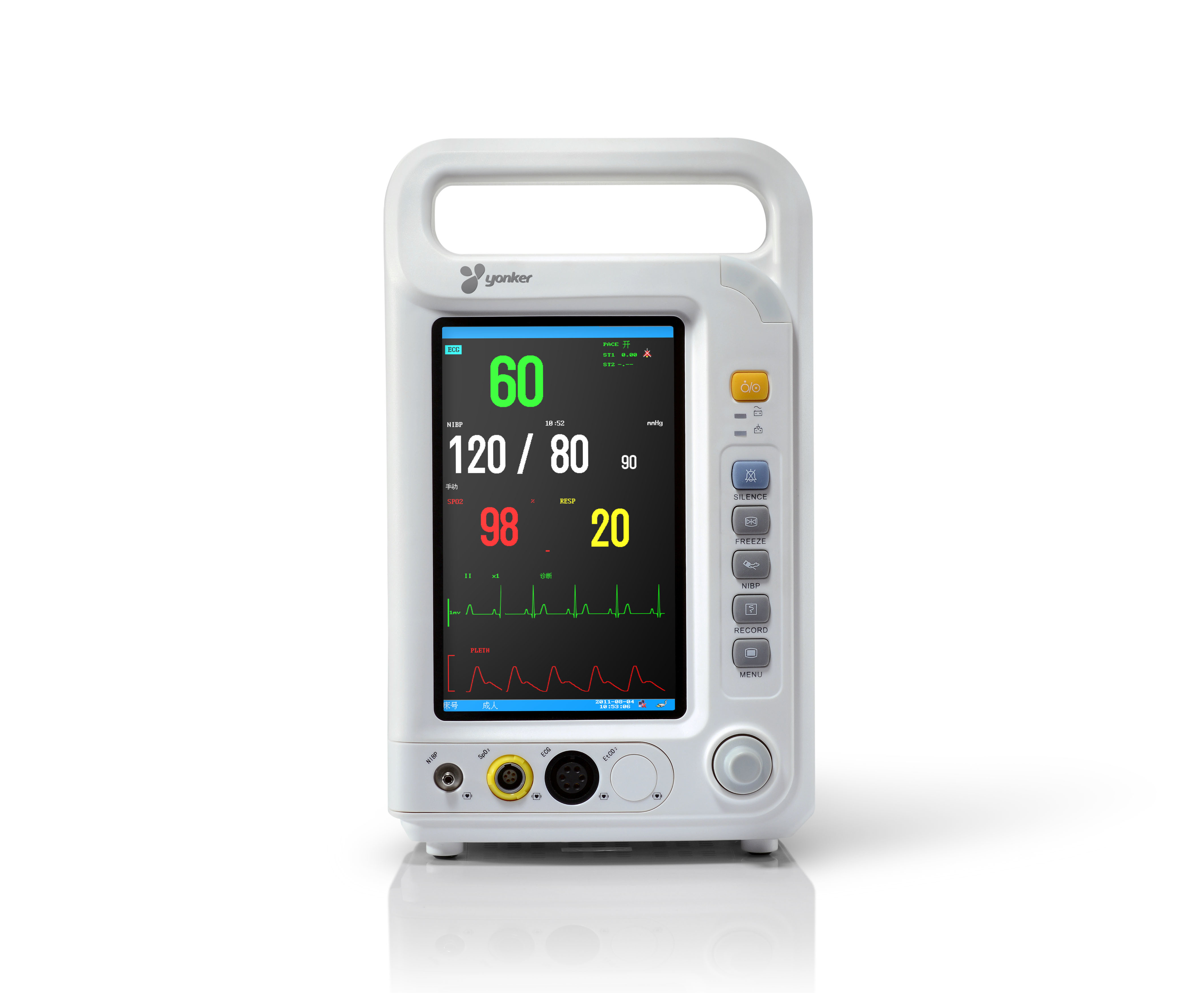 CE Approved Portable Patient Monitor Machine Multi - Parameter With ...