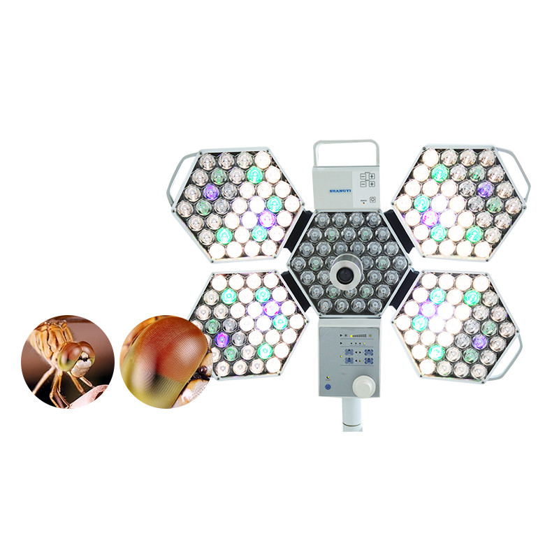 Wall Mounted Shadowless Medical LED Light With 860mm Lamp Head Diameter
