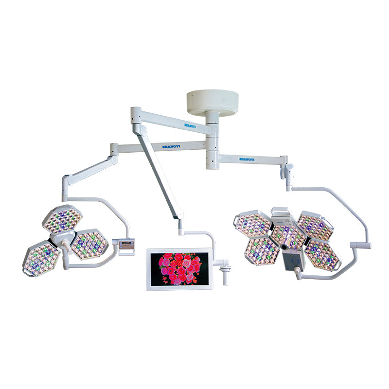 Three Arm Ceiling Mounted Medical Surgical Lighting Systems With ...