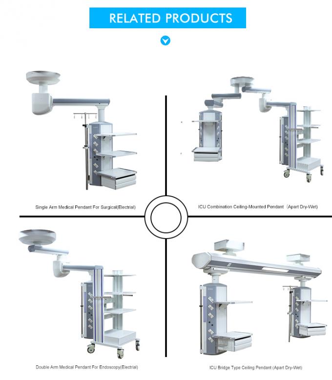 Hospital Operation Theater Ceiling Pendant System With Oxygen And ...