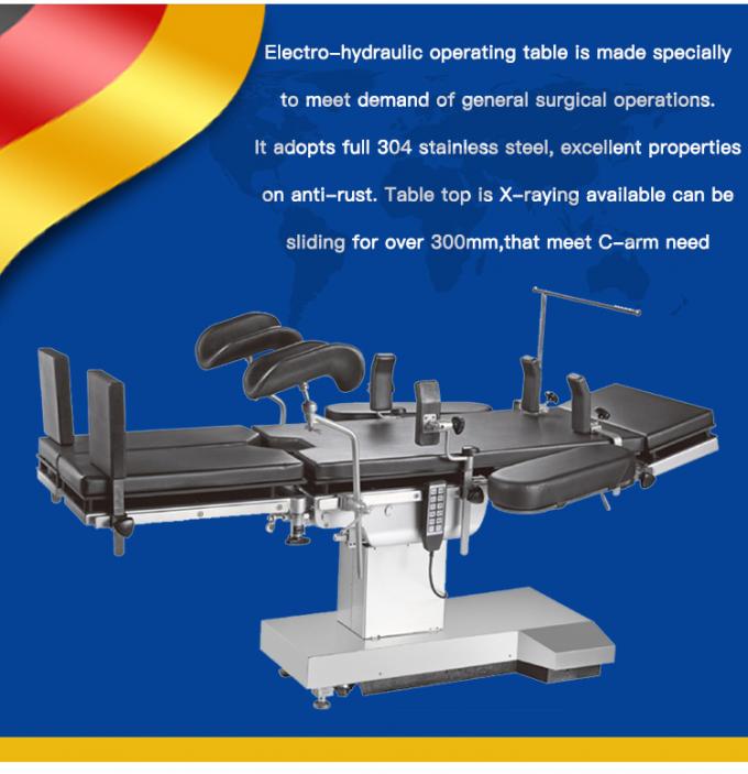 SS304 Orthopedic Surgery Table / Electrical Ot Table With Kidney - Bridge