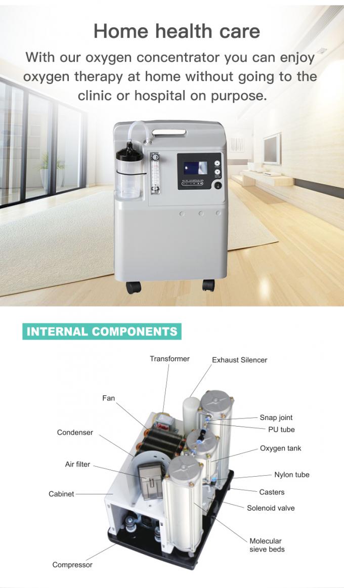 Remote Control 350W 0.07Mpa 5l Portable Oxygen Concentrator