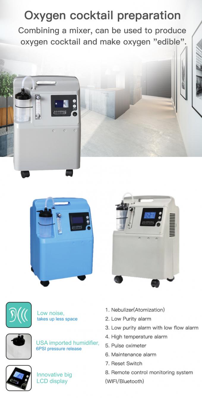 Remote Control 350W 0.07Mpa 5l Portable Oxygen Concentrator